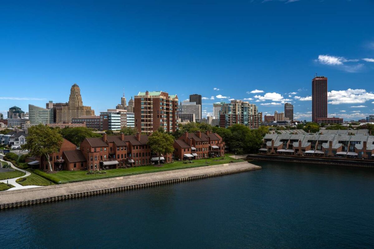 The Erie Canal, New York, USA, the nation’s first superhighway ...
