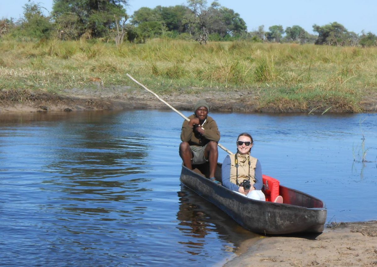 Mokoro safari in the Okavango Delta (Botswana)