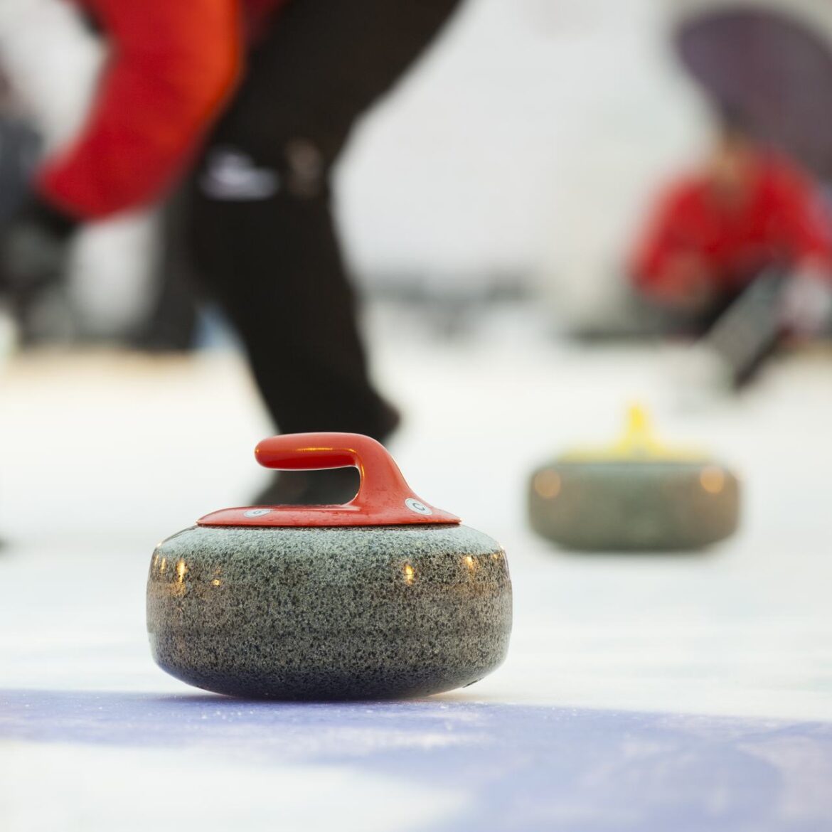 Curling over Christmas at Coal Drops Yard, King's Cross