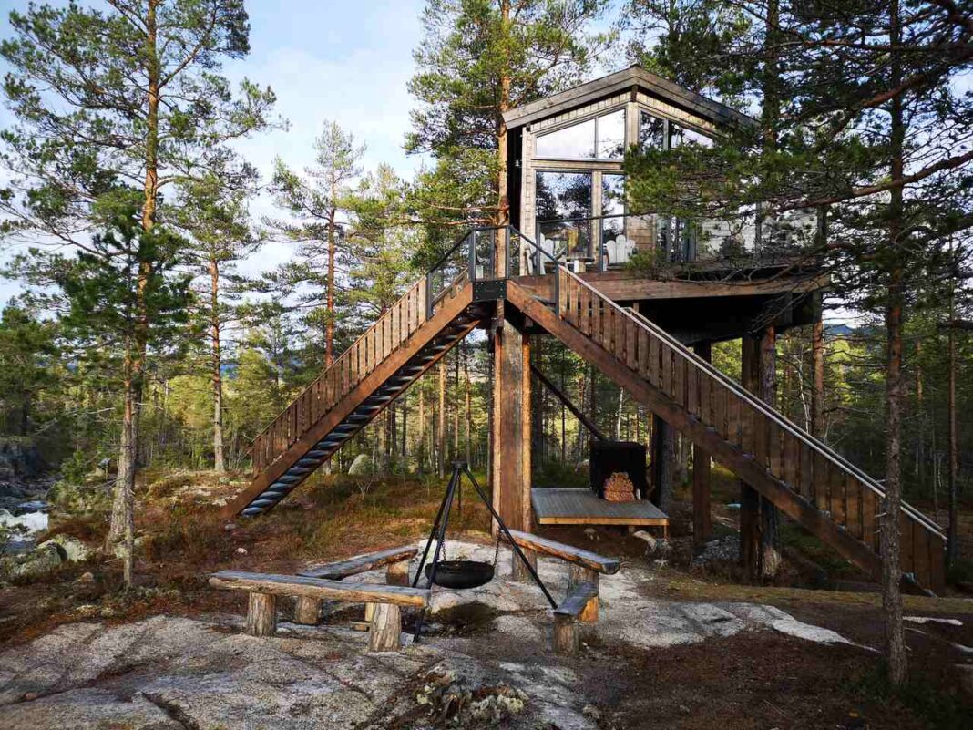 Norway: Stay in a spectacular treetop cabin amid the Norwegian countryside