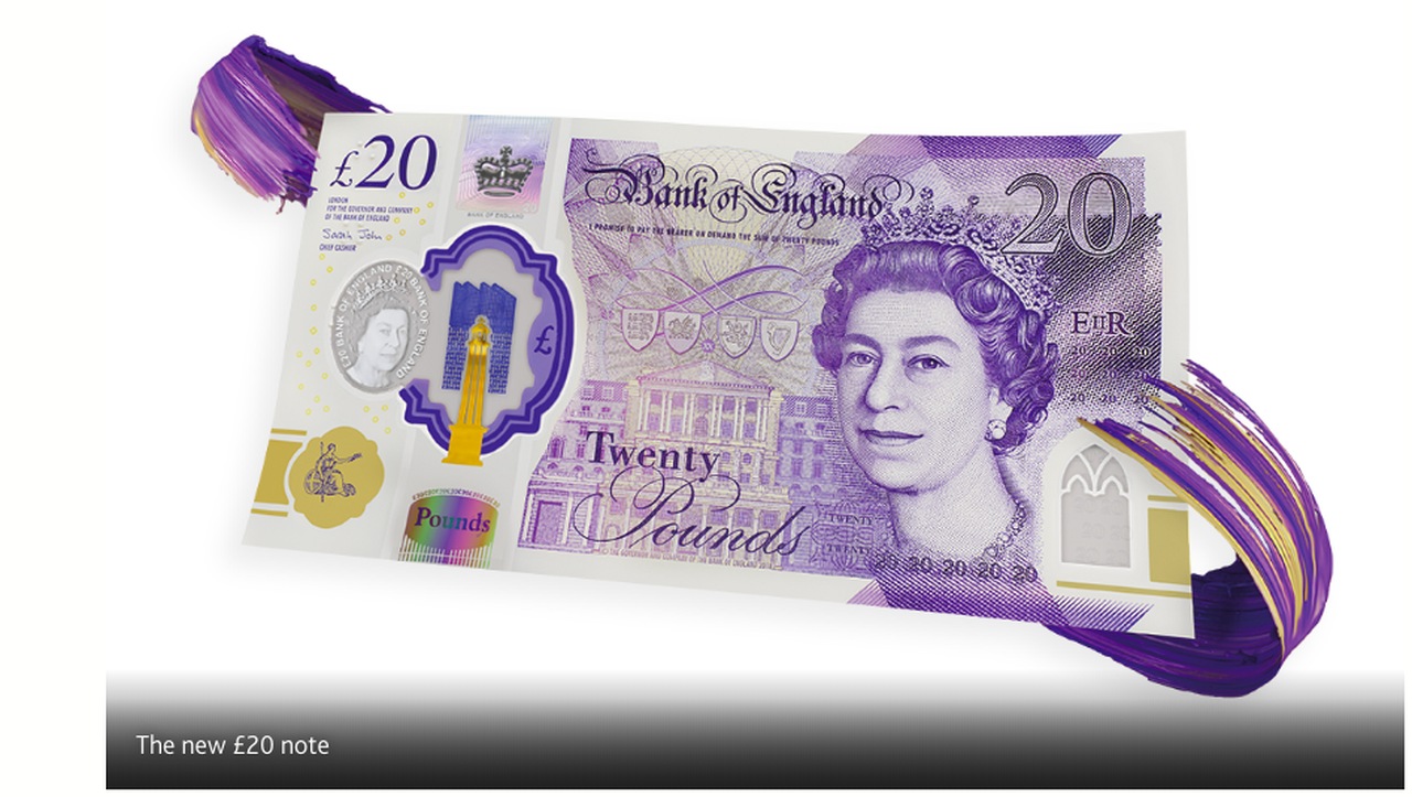 £20 note: New face and security features for the most forged British ...