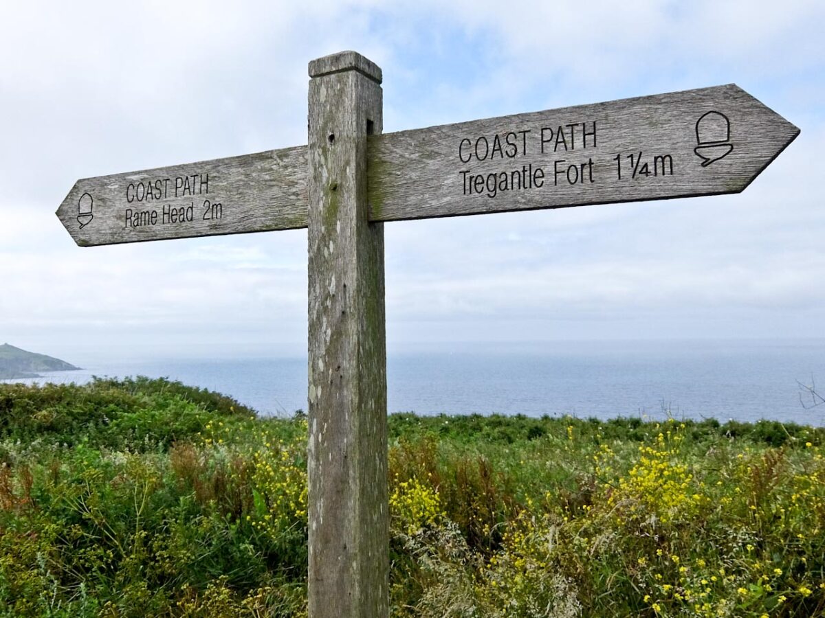 Walking the South West Coast Path around Plymouth, UK
